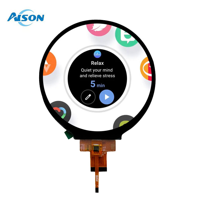 4 Inch 720x720 Display With 4 Lane MIPI Interface 300 Cd/M2 Round TFT ...